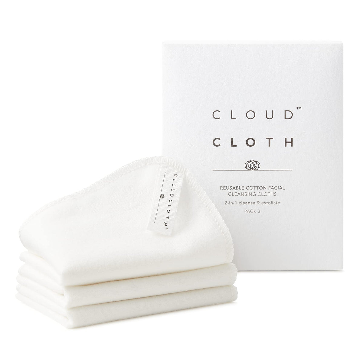 CloudCloth - 100% Organic Cotton Facial Cleansing Cloths – THE VERDANT ...
